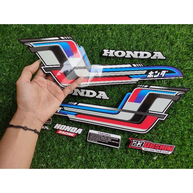 Jual Striping CB Airbrush Sticker Kekinian striping cb 100/125 simpel ...