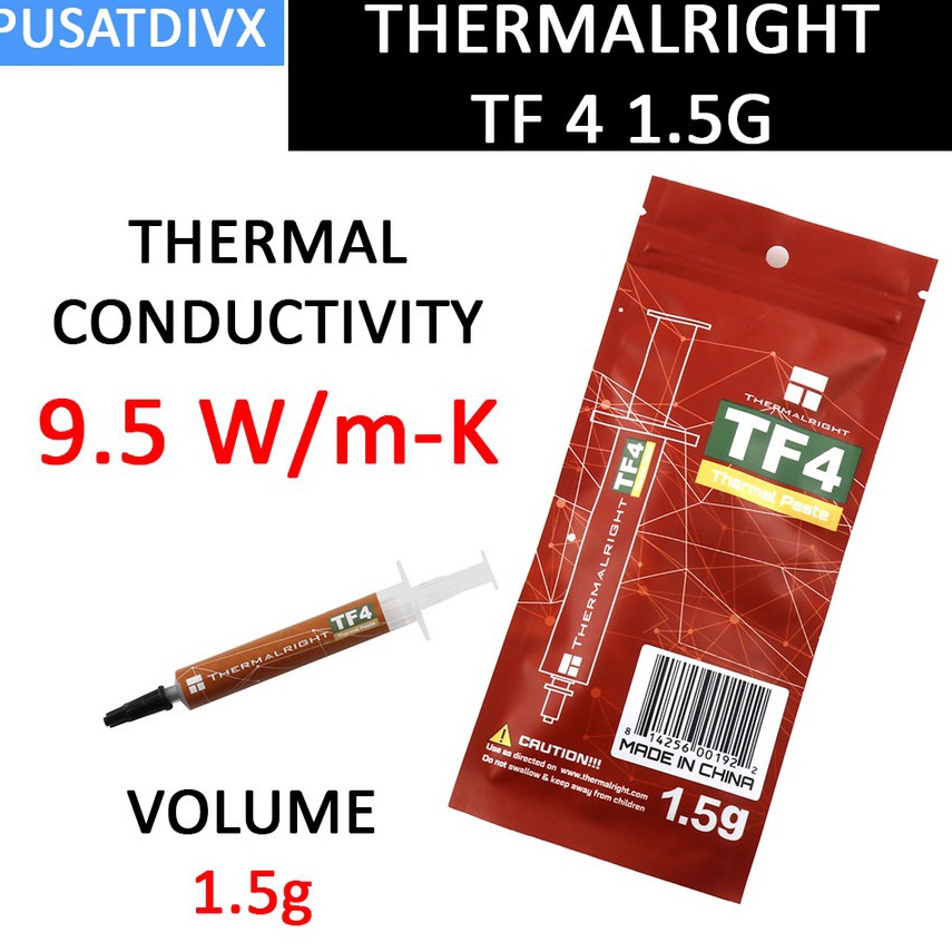Jual KODE P19S THERMALRIGHT TF4 15 GRAM THERMAL PASTE CPU VGA GPU ...