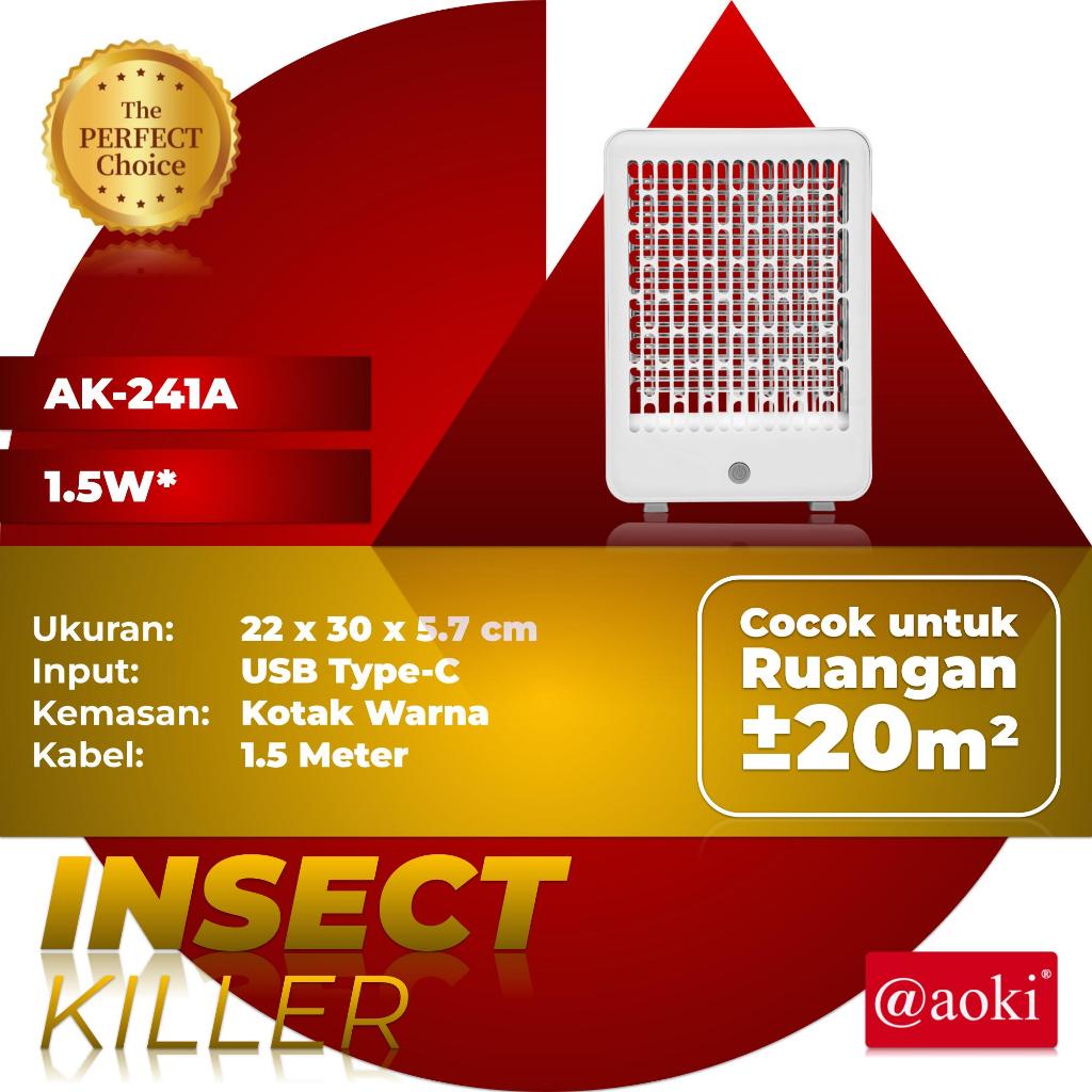 Jual AOKI Insect Killer Mosquito Killer Perangkap Nyamuk Lalat Bug Zapper Lampu UV 22/30 Watt ...