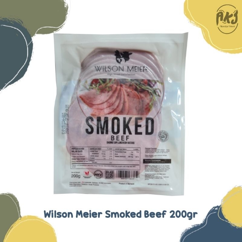Jual Wilson Meier Smoked Beef 200gr - Wilson Meier Burger Sapi 200gr ...