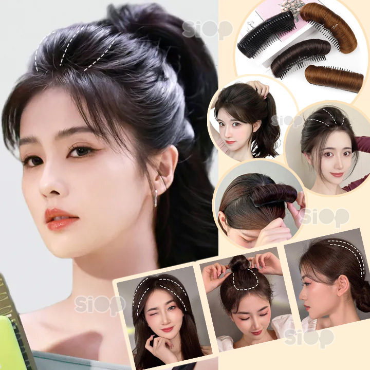 Jual 0W9 Alat Bantu Rambut Bervolume Hair Combs Wig Hair Sirkam Clip ...