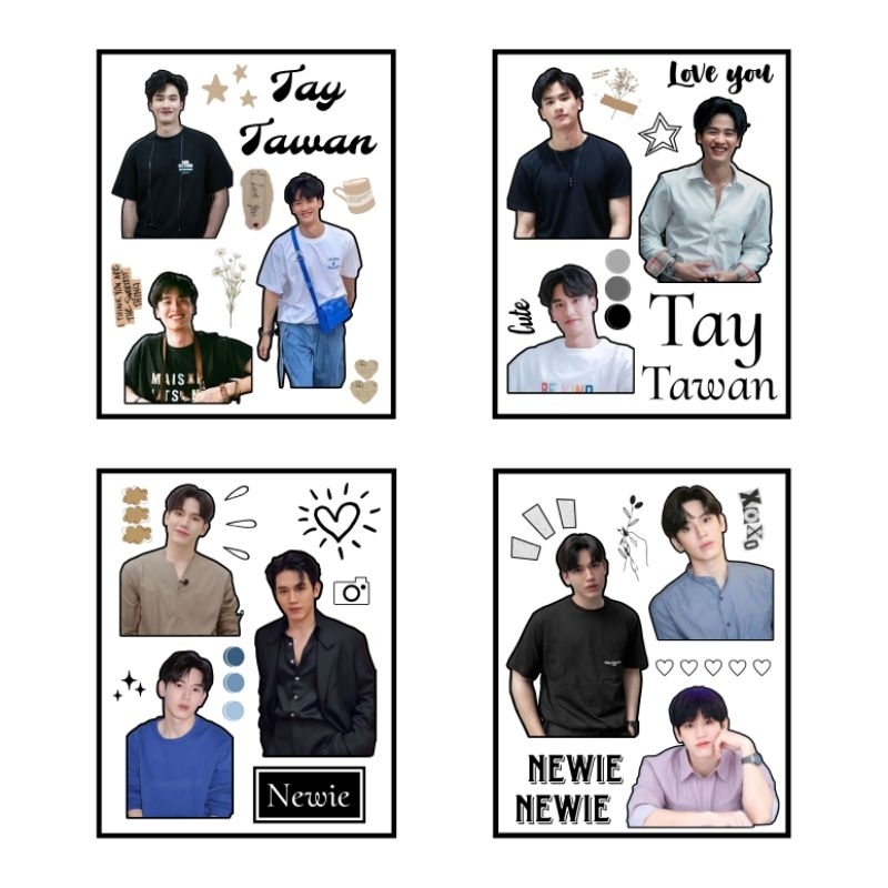 Jual Stiker Set Tay Nawan & Newie | Shopee Indonesia