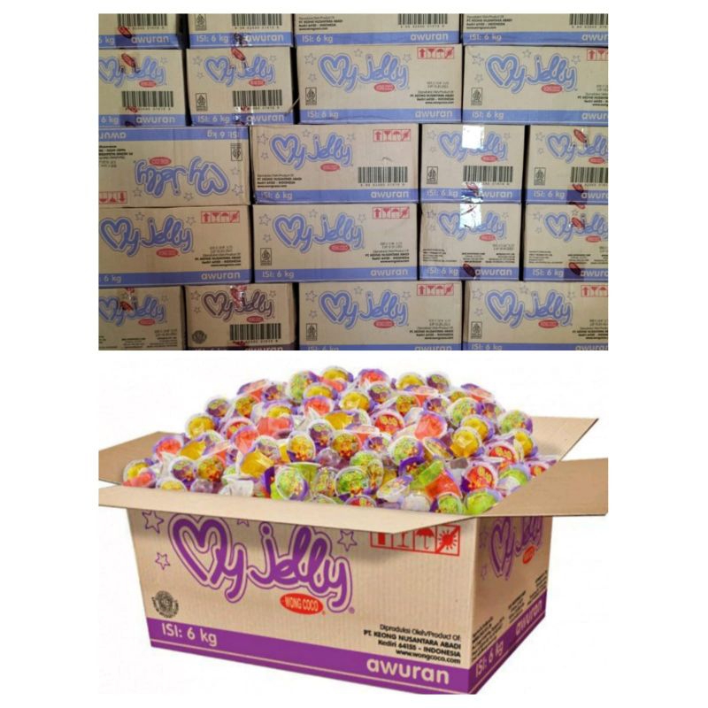 Jual My Jelly Wong Coco 1Dus Awuran 6 Kg | Shopee Indonesia