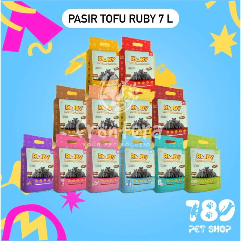 Jual Pasir Kucing Tofu Frontera Ruby 7L | Shopee Indonesia