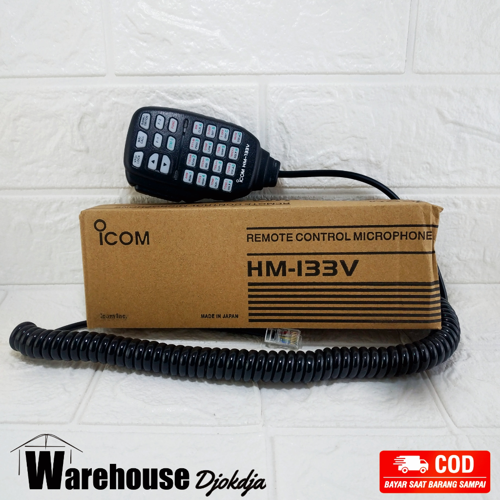 Jual Extramic Extra mic Rig Icom HM-133V. Made in Japan. Icom IC2100 ...