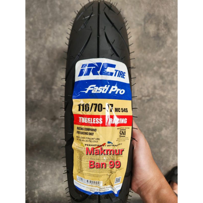Jual Ban IRC Fasti Pro 110/70-17 Tubeless Soft Compound | Shopee Indonesia