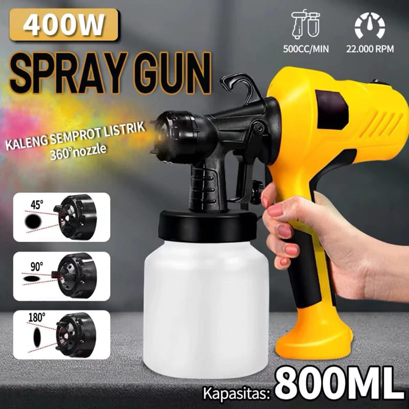 Jual Alat cat semprot listrik / spray gun / sprayer elektrik 400W 800ml ...