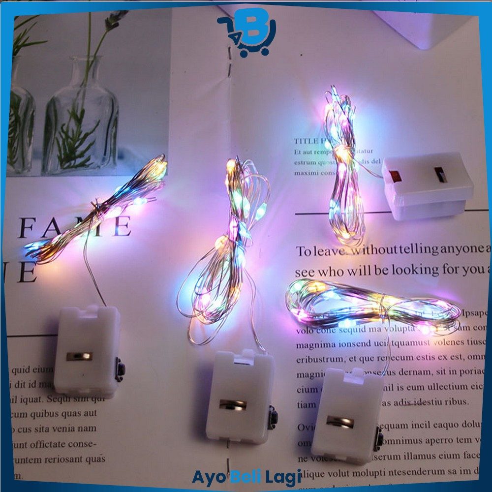 Jual Lampu Kawat Mini Led Uk 2METER Lampu Hias Indoor Outdoor ...