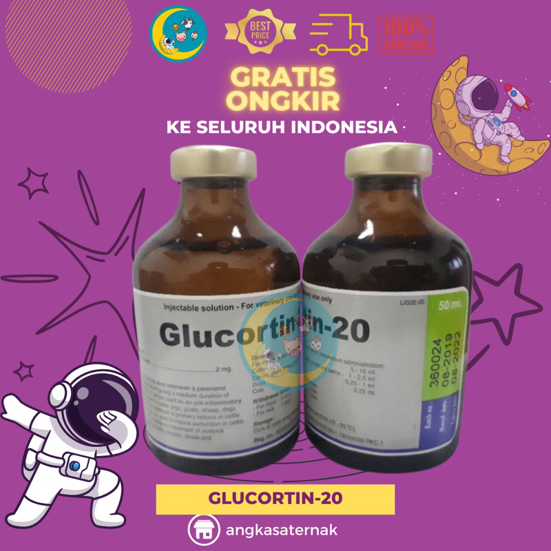 Jual Glucortin-20 @50 ml - Analgesik, Anti piretik dan Anti inflamasi ...