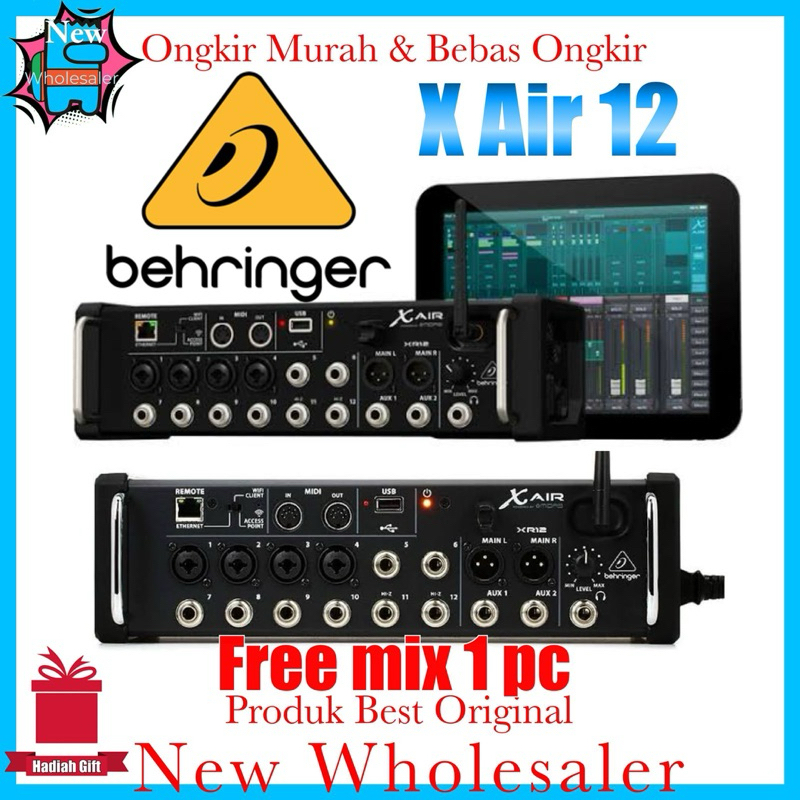 Jual Mixer Digital Behringer XR12 original X Air 12 original resmi ...