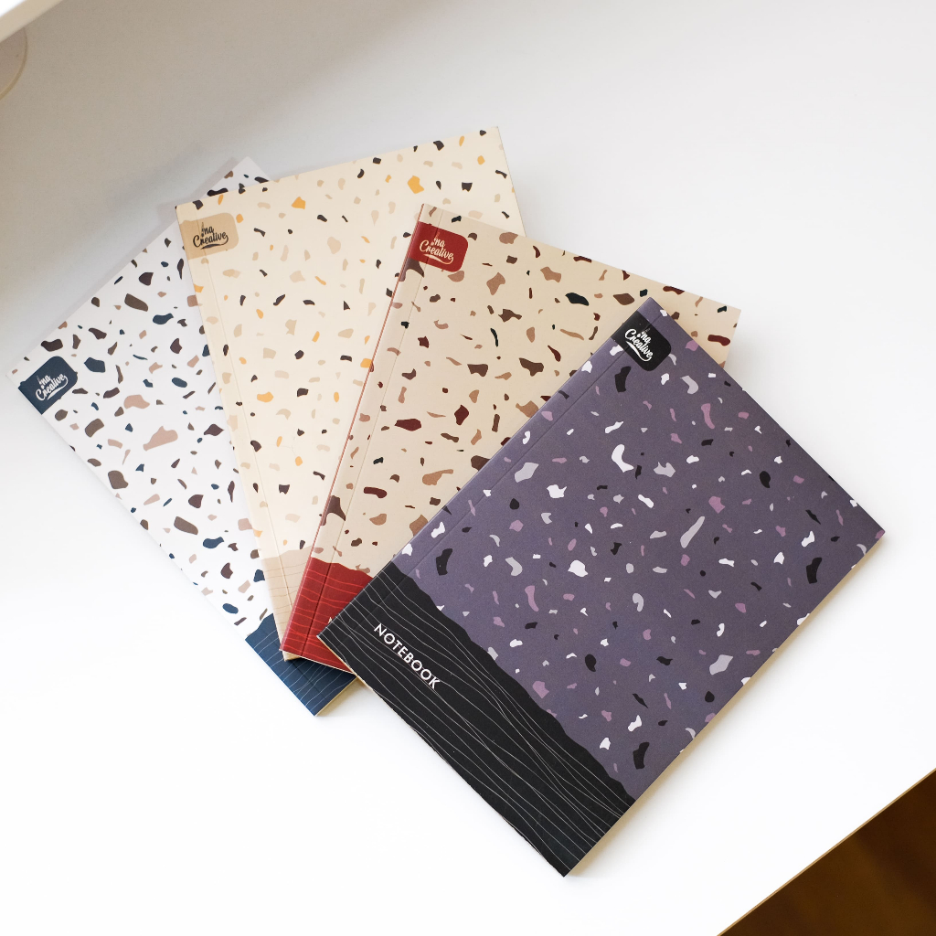Jual Ina Creative Notebook Softcover Terazzo A6| Diary Book| Journal ...