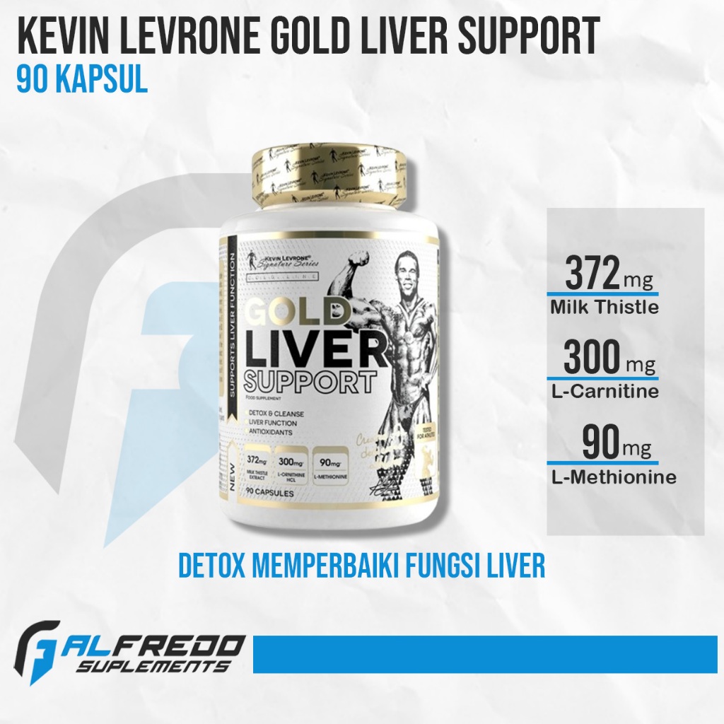 Jual Kevin Levrone Gold Liver 90 Capsules Mendukung Kesehatan Liver ...