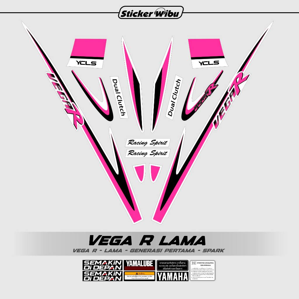 Jual STRIPING YAMAHA VEGA R MOTIF X6/2005-2013/DECAL/VINTAGE/STIKER ...