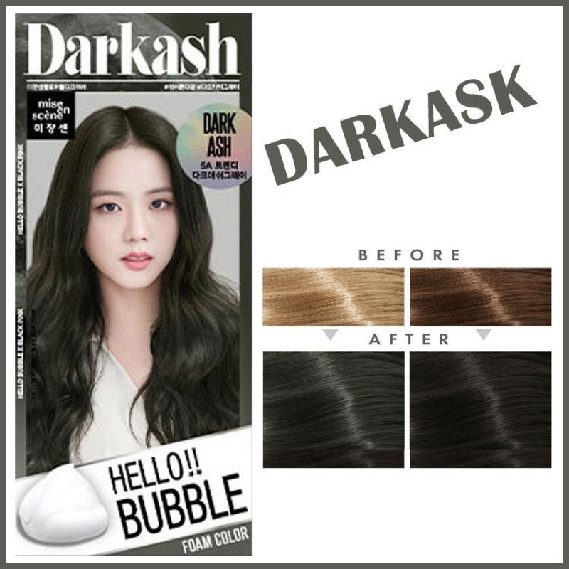 Jual Hello Bubble Hair Color (READY STOK DARK ASH) | Shopee Indonesia