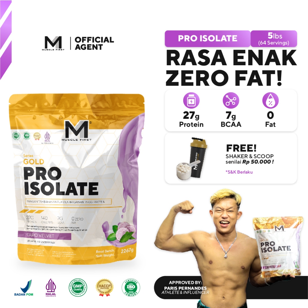 Jual MUSCLE FIRST Pro Isolate 5lbs/2257gr - Whey Protein Suplemen ...