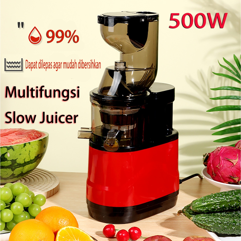 Jual LATATL Slow Juicer Multifungsi 99% Fresh Fruit Juice Pengekstrak ...