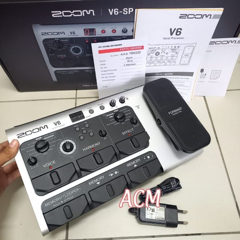 Jual VOCAL EFFECT PROCESSOR ZOOM V6 SP MULTI EFFECT PROCESSOR ZOOM V6 ...