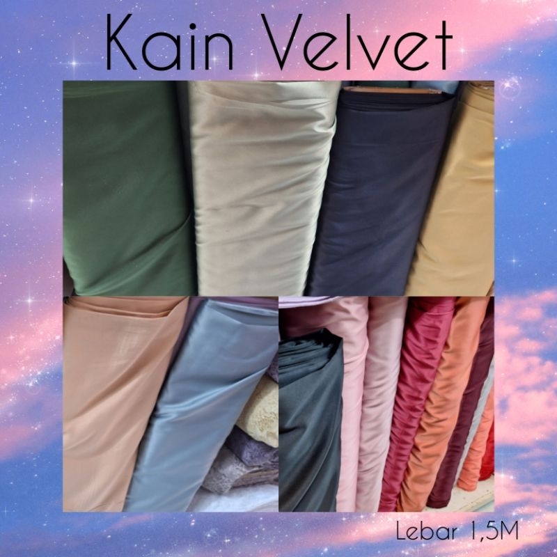 Jual Asia Textile~Kain Velvet (lebih adem dr satin) | Shopee Indonesia