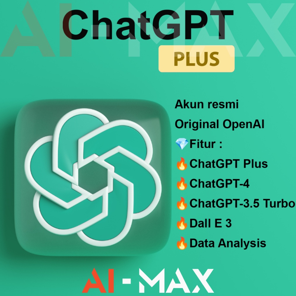Jual KODE Q62U 1 Bulan ChatGPT4 Plus Premium SharedAccount Original Resmi OpenAI | Shopee Indonesia