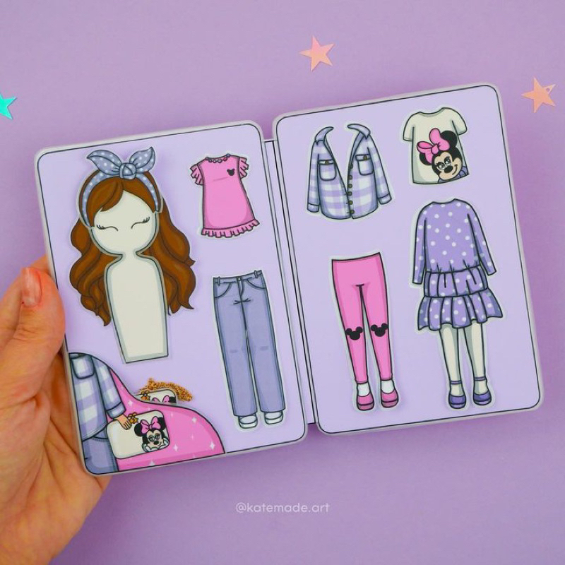 Jual Paper Doll Cute Pink | Paper doll satu set dengan pakaian | Shopee ...