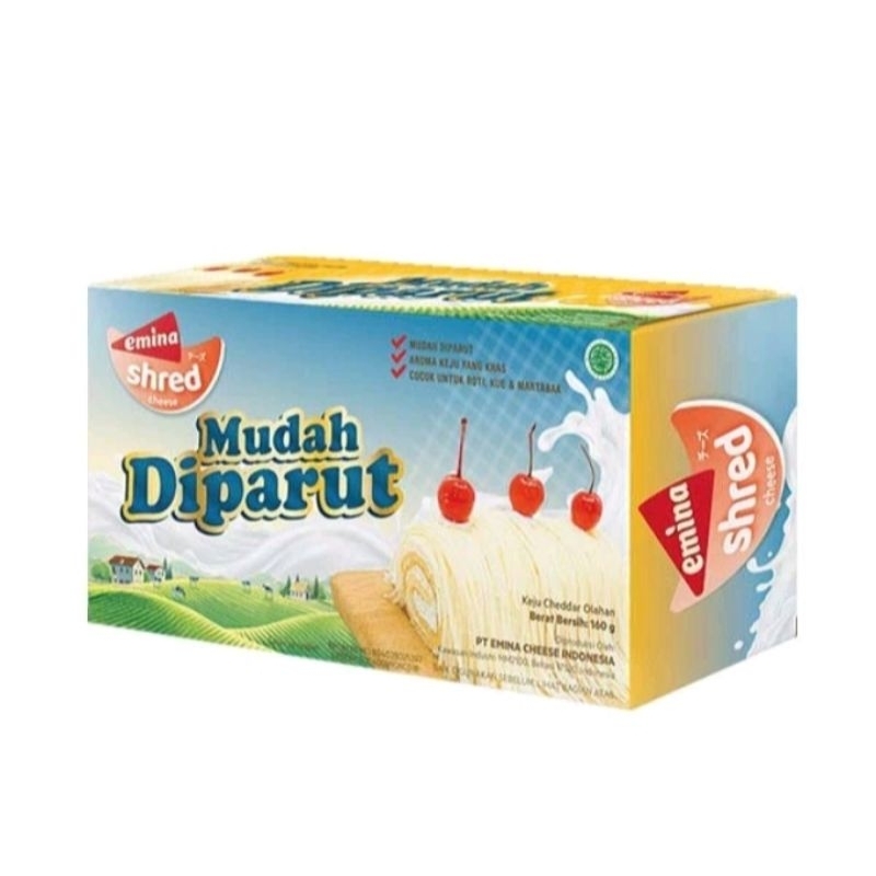 Jual Emina Cheese Shred 160ml / Prochiz Gold Cheddar Cheese 170g Keju ...