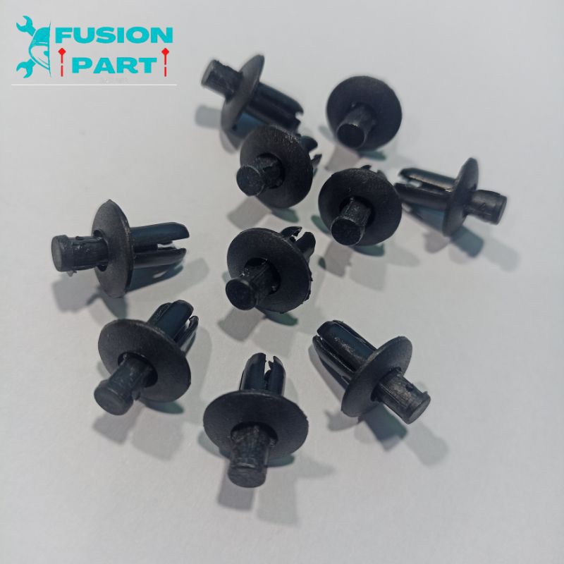 Jual Kancing Klip Plastik Klip Rivet Body Motor Ukuran 11mm (isi 10pcs ...