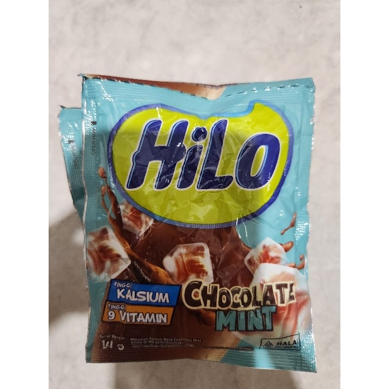 Jual Hilo Chocolate Mint 1 renceng isi 10 sachet | Shopee Indonesia
