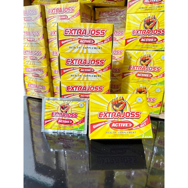 Jual Extra Joss Active Bintang todjoe Kemasan 1 Pack isi 12 dan 6 ...