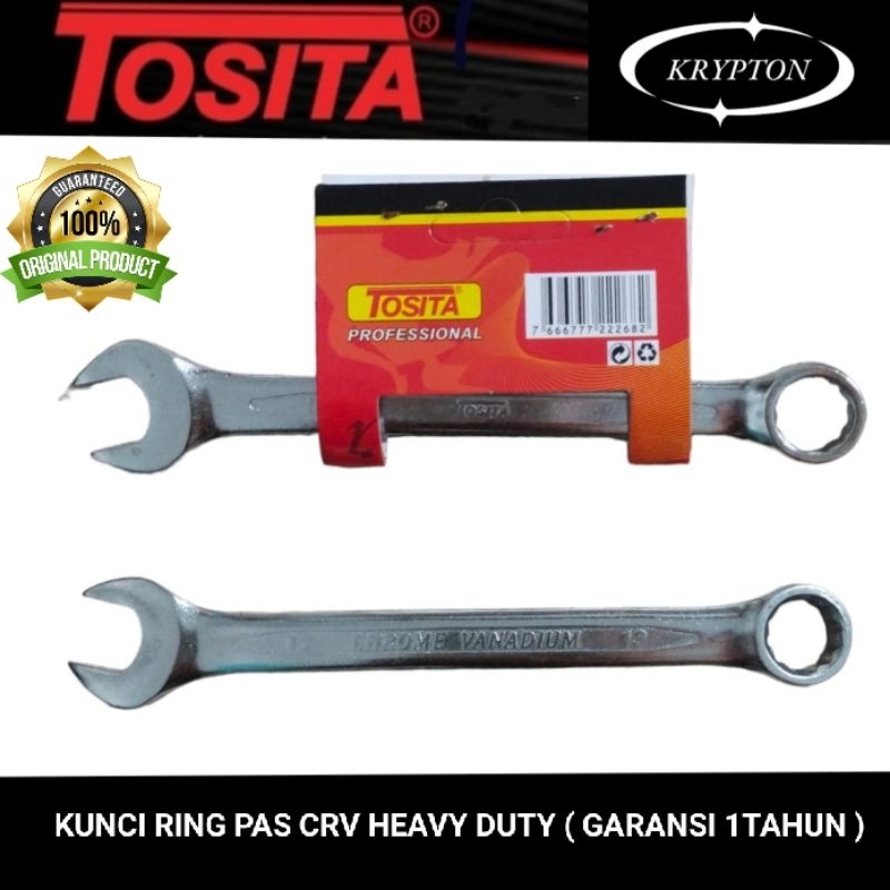 Jual tosita kunci ring pas heavy duty 8-19mm ( garansi 1tahun patah ...