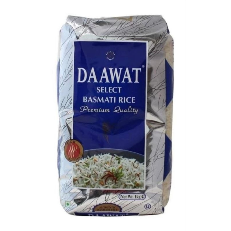 Jual DAAWAT SELECT BASMATI RICE 1Kg | Shopee Indonesia