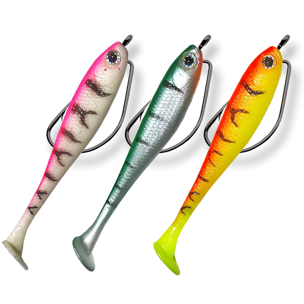 Jual Softlure Ikan 7cm Umpan Pancing Casting dengan Mata Kail Wormhook ...