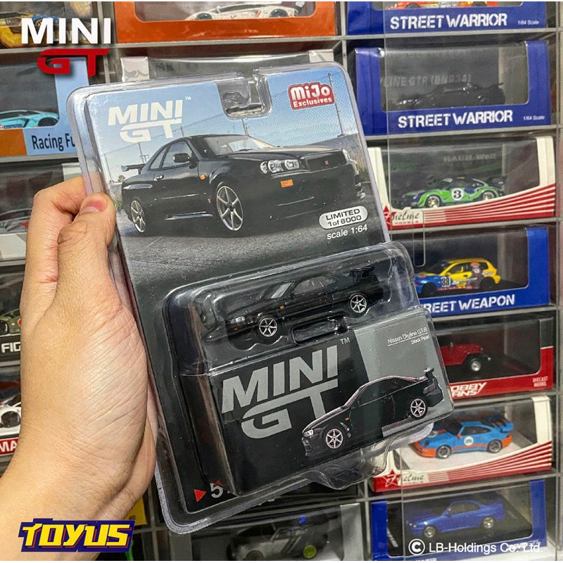 Jual MGT Mini GT - Mijo Nissan Skyline GTR R34 Black Pearl | Shopee ...