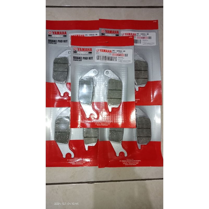 Jual Grosir isi 5pcs Dispad kampas rem belakang jupiter mx new vixion new R15 king kode part 50C ...