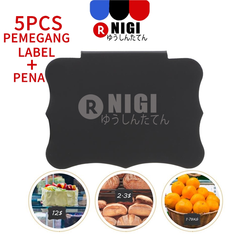 Jual NIGI Papan tulis klip harga Label rak Stan makanan rak tanda ...