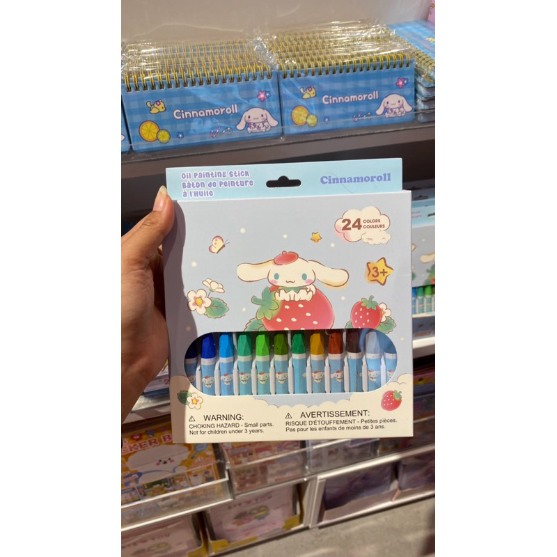 Jual Miniso Sanrio Crayon Warna Cinnamoroll & Hello Kitty | Shopee ...