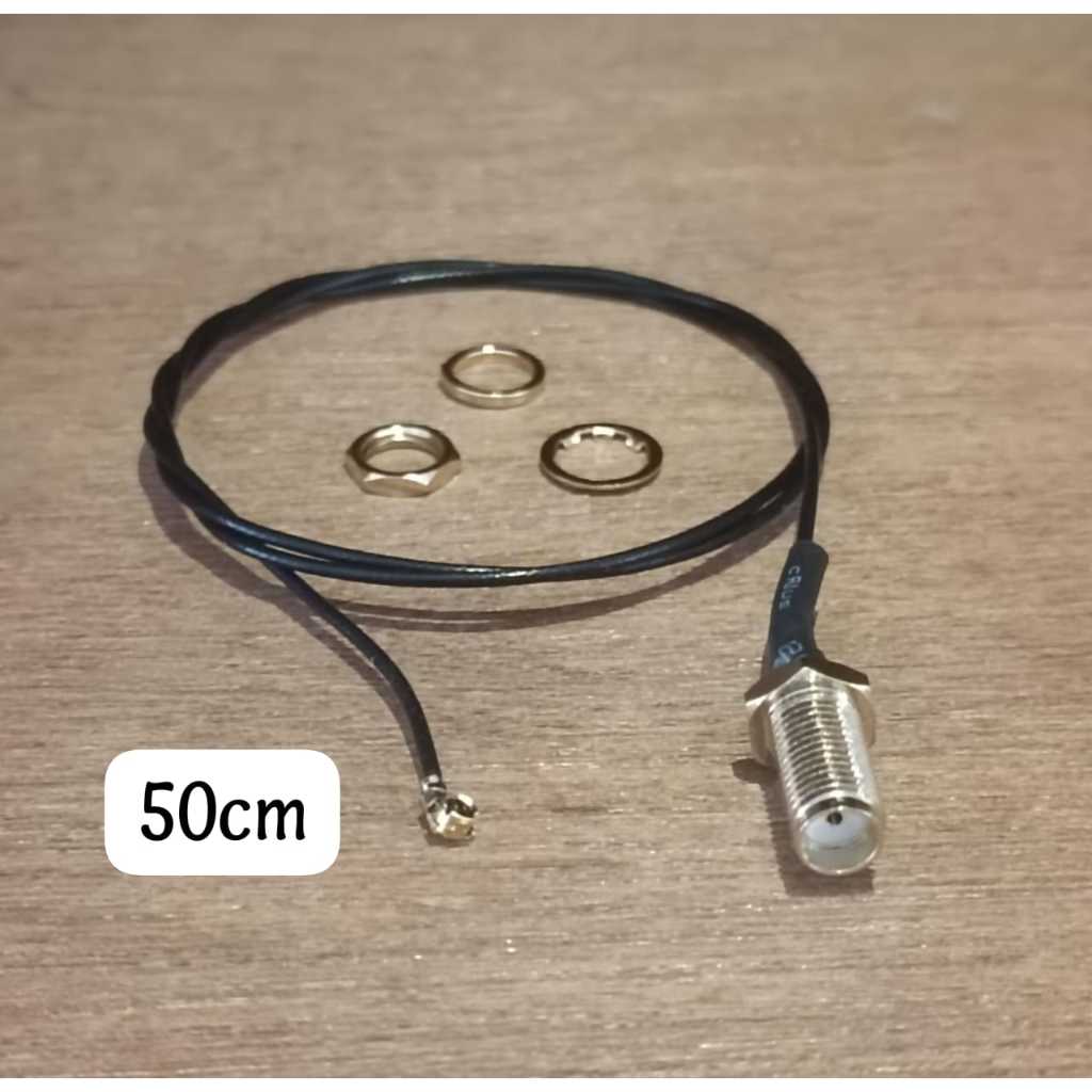 Jual IPEX UFL SMA Female 50cm Pigtail Antenna WiFi Sim800L | Shopee ...