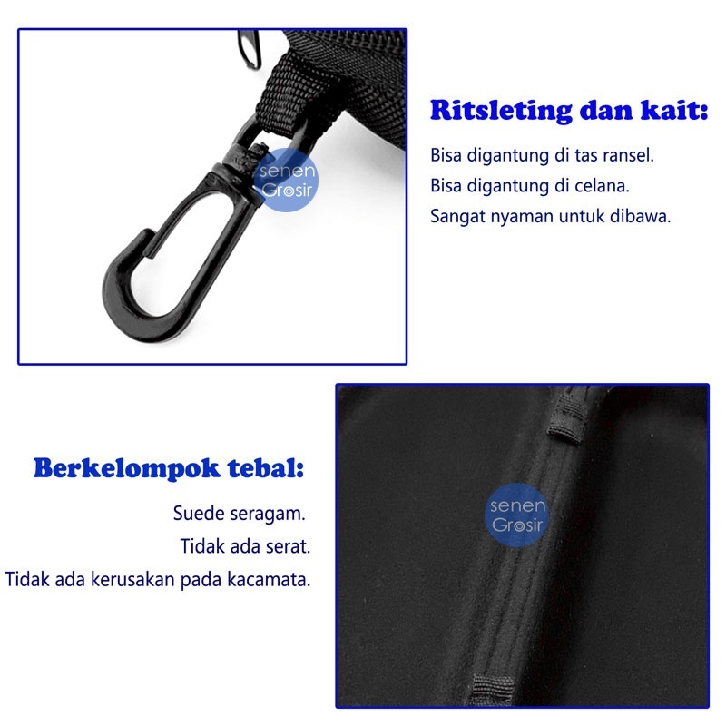 Jual Kotak Kacamata D01 Reseleting box Sunglasses / Tempat Kacamata ...