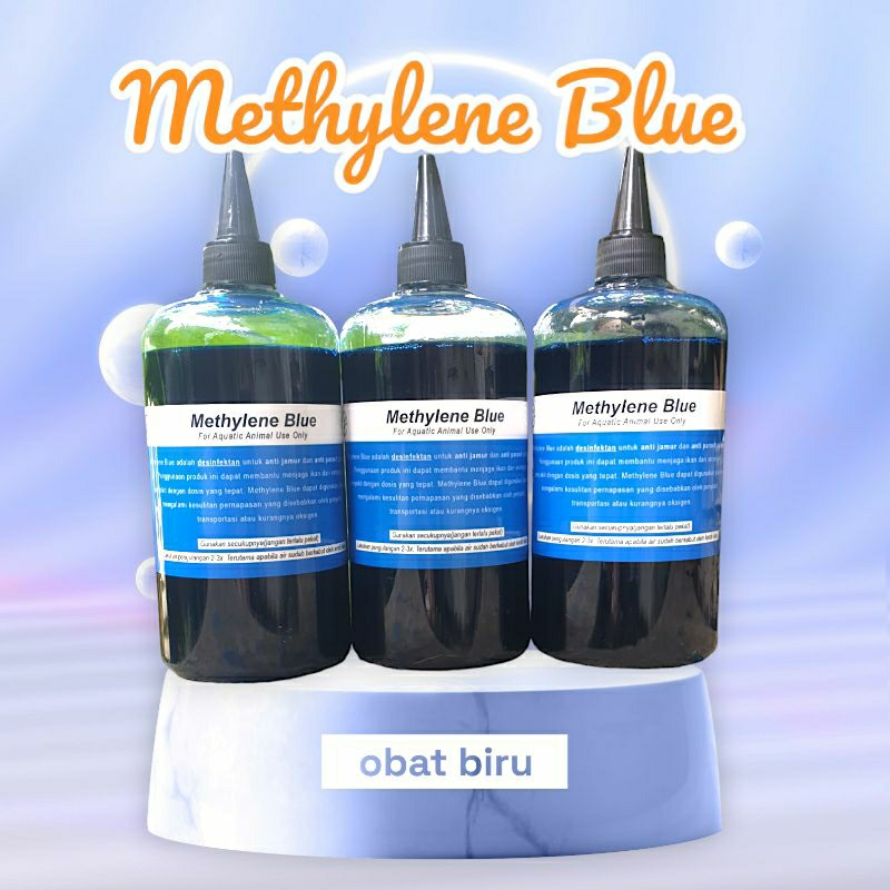 Jual METHYLENE BLUE Obat biru ikan - anti jamur & anti parasit(disenfektan) | Shopee Indonesia