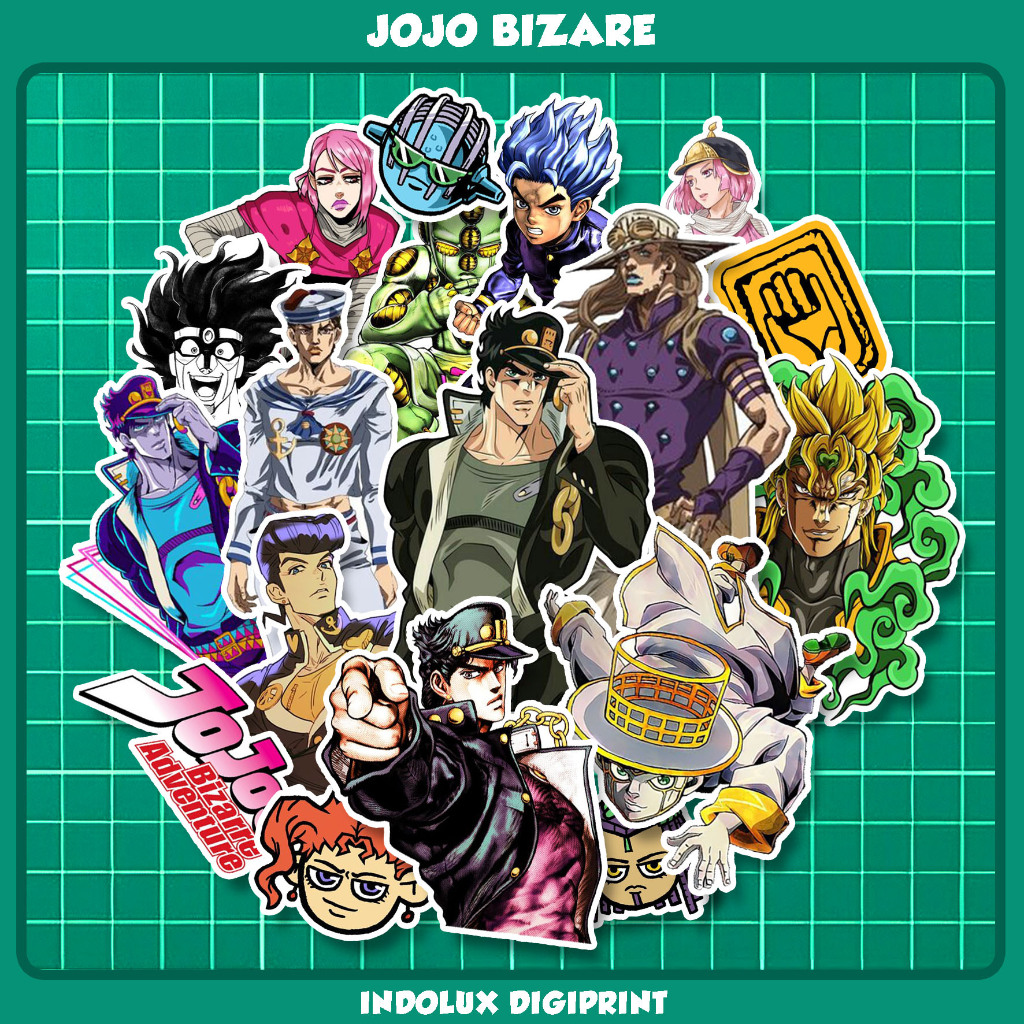 Jual Sticker JoJo's Bizarre Adventure 32 Pcs Stiker Anime Jotaro Kujo ...