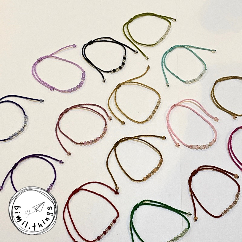 Jual Meera Bracelet || Gelang Tali || Gelang Rajut || Gelang crystal ...