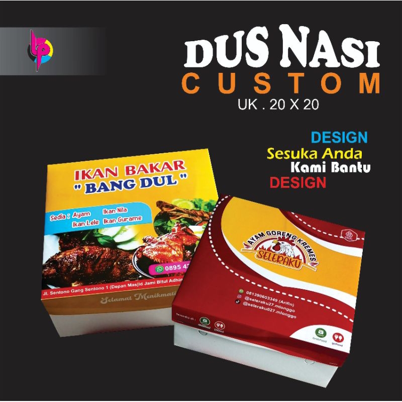 Jual dus 20x20 custom | Shopee Indonesia