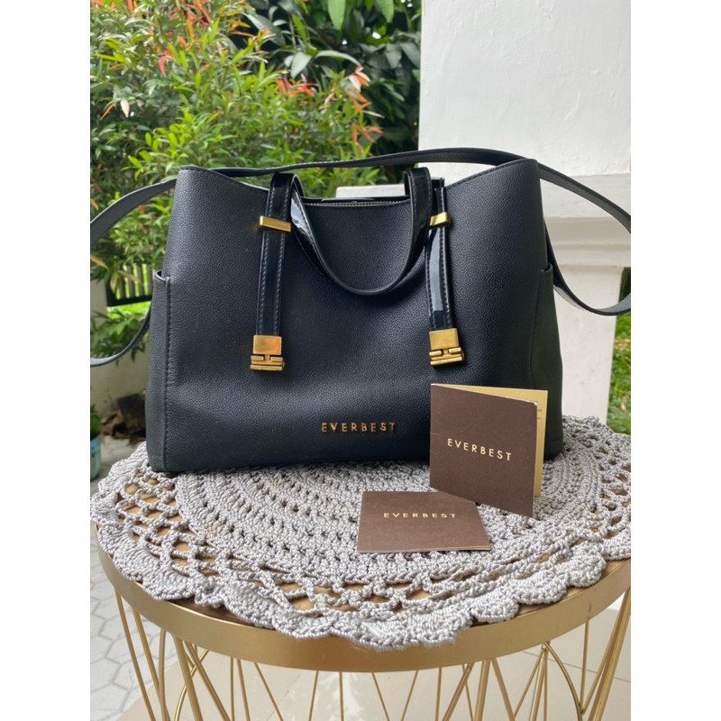 Jual Preloved Everbest Bag Black (Original) | Shopee Indonesia