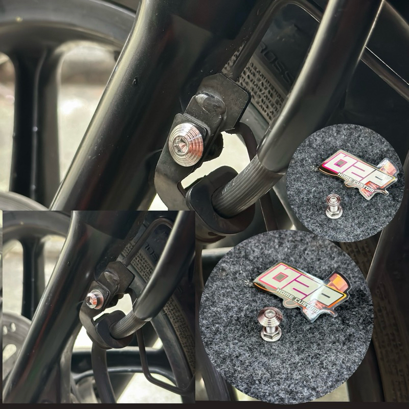 Jual baut selang rem depan,belakang baut klem clamp selang rem L ...