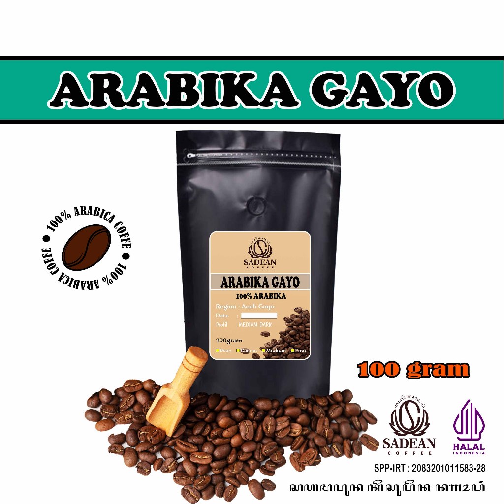 Jual Kopi Arabika Gayo Single ORIGIN 100% Arabika Gayo 100gr / Kopi ...