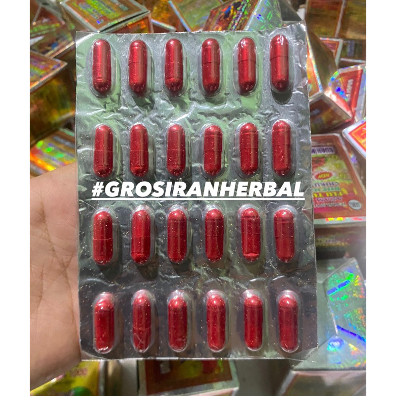 Jual KAPSUL OBAT KUAT TAHAN LAMA [ MERAH ] | Shopee Indonesia