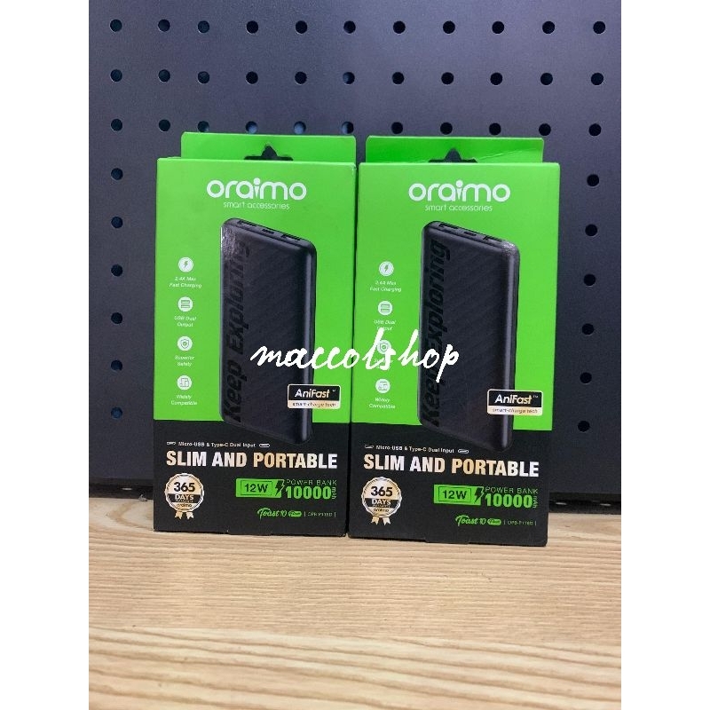 Jual POWER BANK ORAIMO OPB-P118D | Shopee Indonesia
