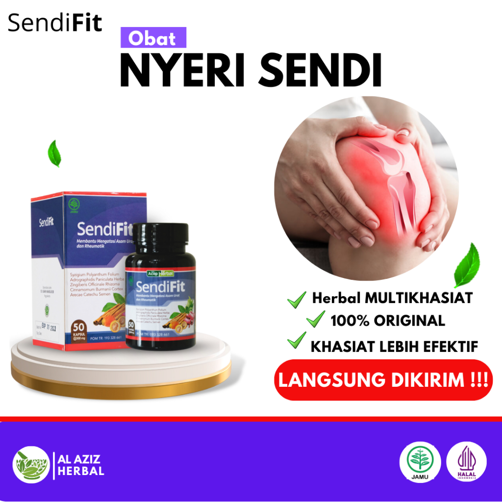 Jual Obat Nyeri Sendi Dan Tulang Kapsul Sendifit Original BPOM | Shopee ...
