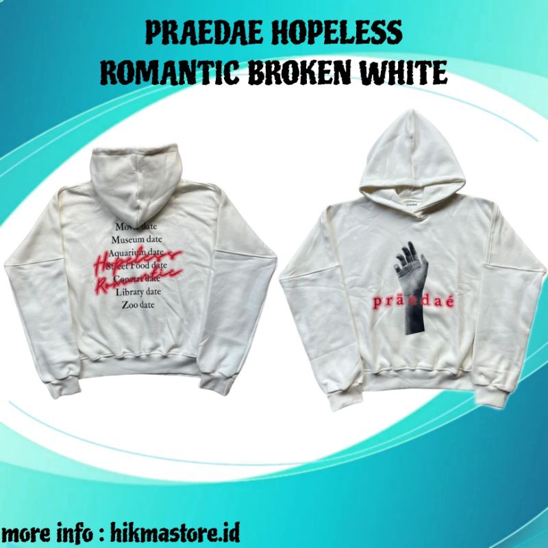 Jual PRAEDAE Hopeless Romantic Broken White | Shopee Indonesia