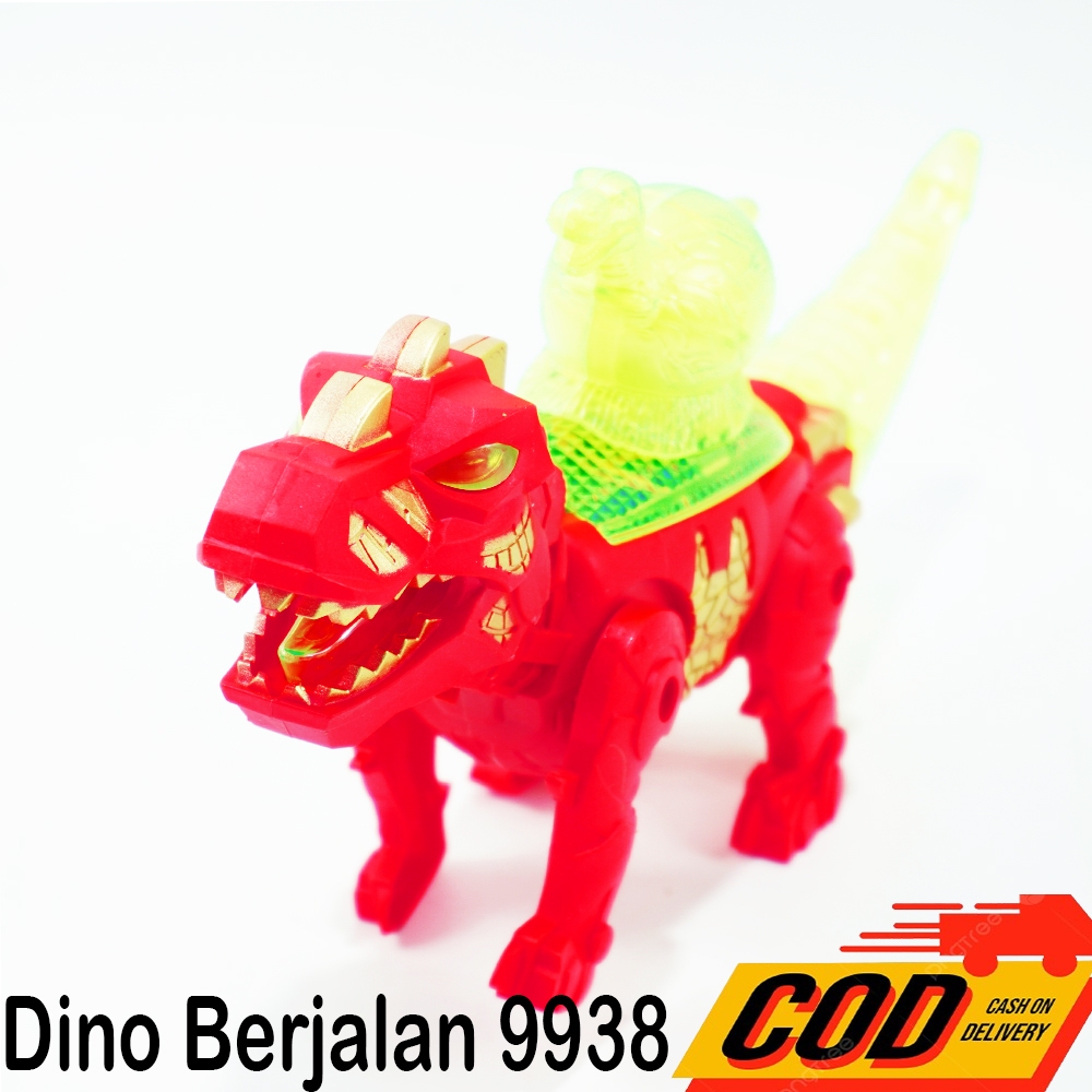 Jual Mainan Anak Dinosaurus Robot Ada Suara Lampu T-Rex Robot Berjalan ...