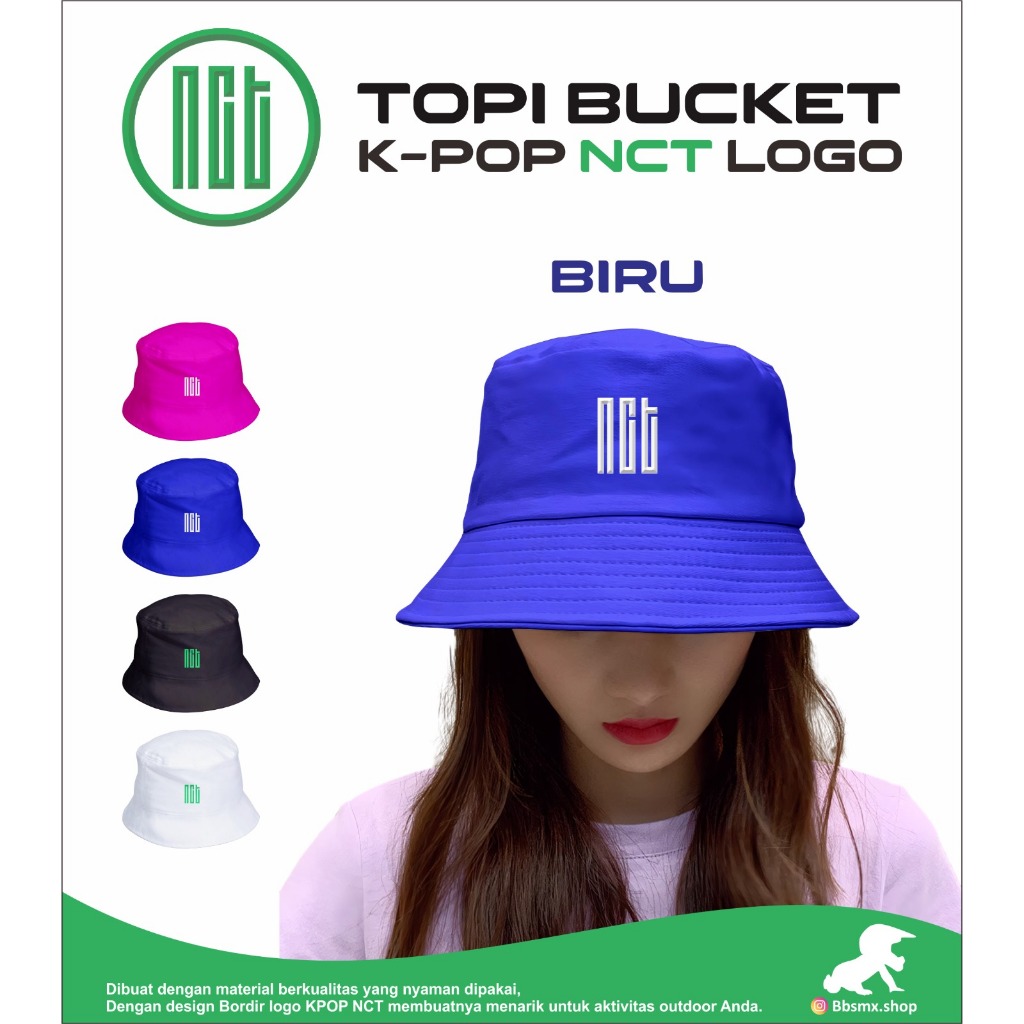 Jual TOPI BUCKET KOREA K-POP NCT TERBARU LOGO BORDIR TEBAL | Shopee ...